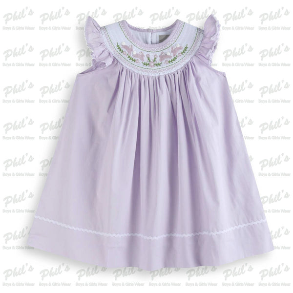 Lavender Easter Bunny Smock Dress – Phil's Boys and Girls Wear